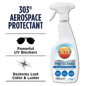 303 Products Aerospace Protectant – UV Protection – Repels Dust, Dirt, & Staining – Smooth Matte Finish – Restores Like-New Appearance – 32 Fl. Oz. (30313-6PK)