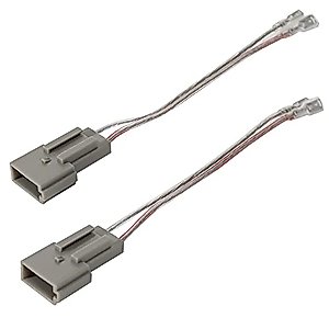NuIth Speaker Wiring Harness Adapter 72-5512 Connector for 1989-2010 Ford F150, Lincoln Town Car Mazda Miata, Mercury Cougar Vehicles Aftermarket Door Speaker Wire Plug Replacement