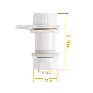 LBB-Parts Cooler Drain Plug Replacement for Igloo Cooler Ice Chest, Blue Plastic Drain Plug