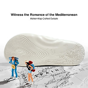 UIN Women's Walking Shoes Art Travel Slip On Casual Lightweight Fashion Sneaker Toledo Ⅹ Bouncing Black (7.5)