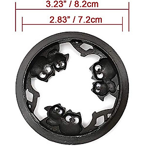 Candle Toppers Jar Candle Accessories - Shades Sleeves for Jar Candles FRSHALOUIS(Owl)