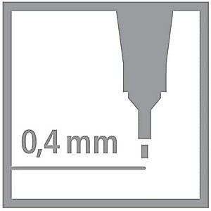 STABILO Fineliner point 88 - Black Ink Fineliner Pen - 2 x Blister Packs of 3-6 Pens