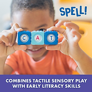 Educational Insights Alphabet BubbleBrix - ABC Learning for Toddlers, Alphabet Toys for Preschool and Kindergarten, Fidget Popper Learning Toy, Gift for Toddlers Ages 3+