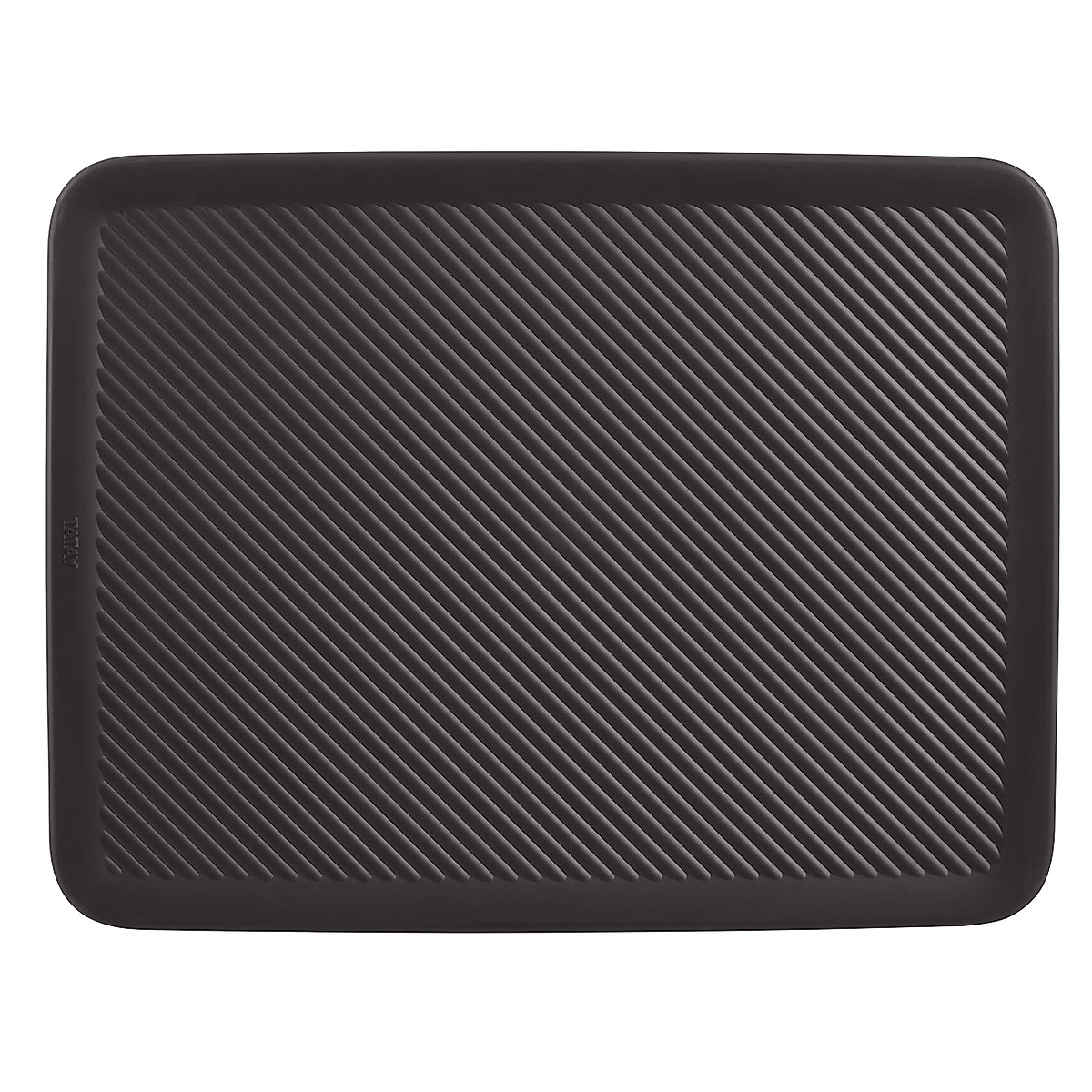 Superio Ribbed Collection Lid for Decorative Plastic Open Home Storage Bins Organizer Baskets, Large Brown - for Organizing Closet Shelves Drawer Shelf 15/22 Liter