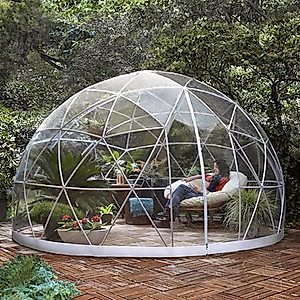 Garden Igloo - Improved Version V2 - 12' Walk-in Garden Dome Igloo