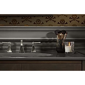 KOHLER 454-4S-CP Memoirs Stately Bathroom Sink Faucet with Lever Handles, Widespread, Polished Chrome
