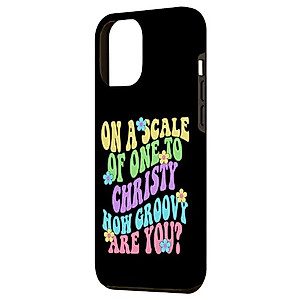 iPhone 13 Pro Max CHRISTY Cute Retro Girls Groovy CHRISTY Personalized Name Case