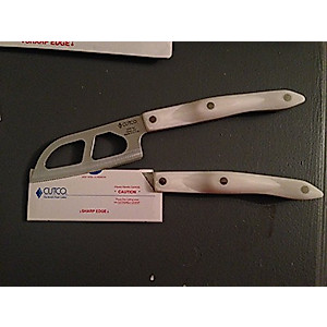 Cutco Santoku-Style Cheese Knife #3764 - Pearl White