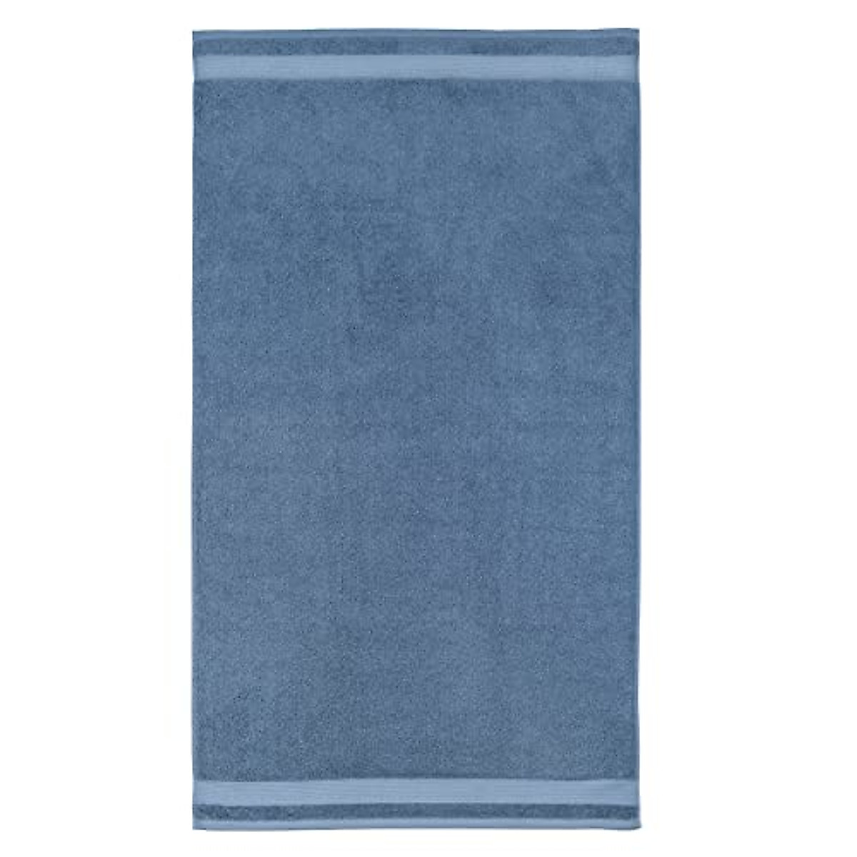 MARTHA STEWART 100% Cotton Bath Towels Set - 6 Piece Set | 2 Bath Towels - 2 Hand Towels - 2 Washcloths | Quick Dry Towels | Plush Towels | Absorbent | Ideal For Everyday Use | Blue Towels