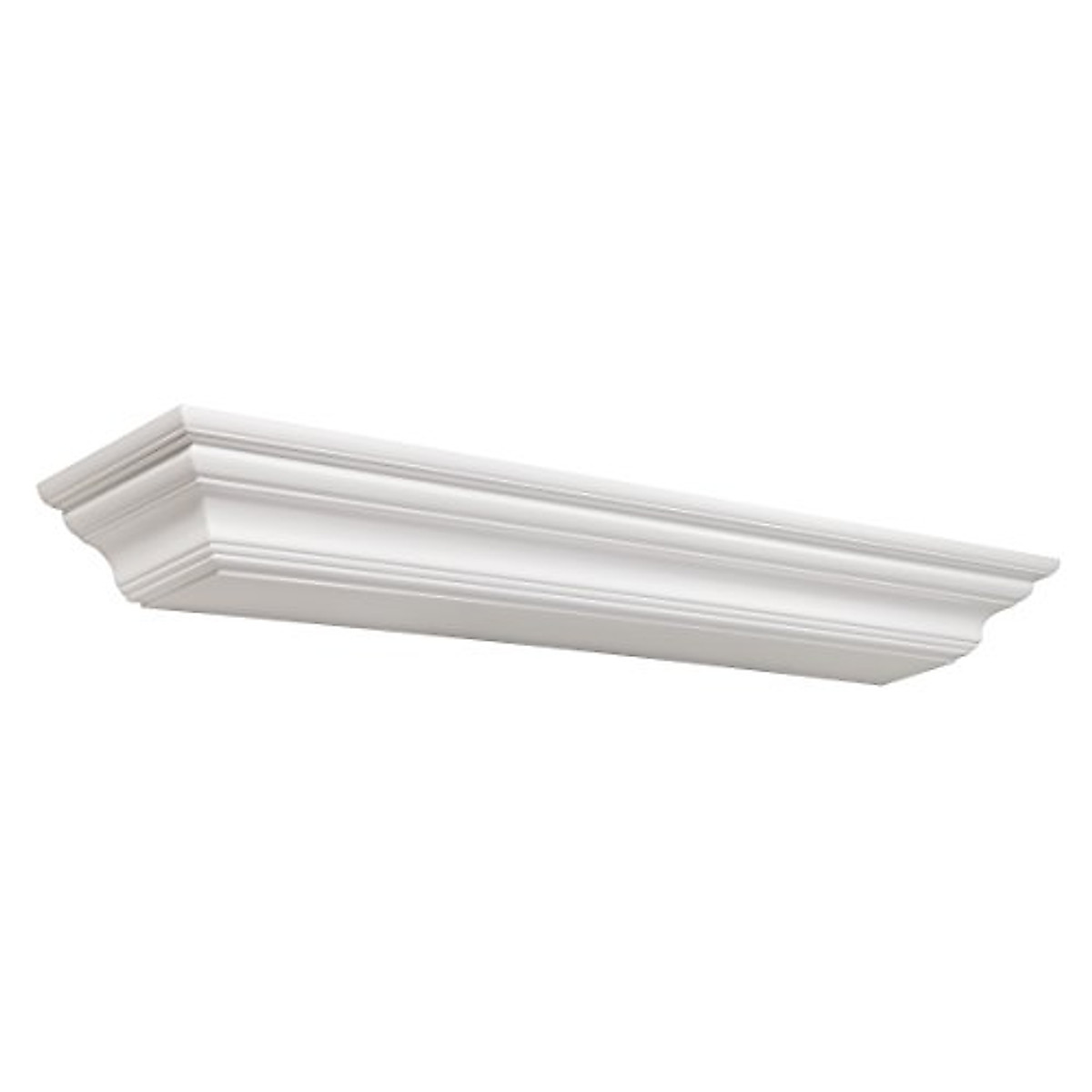 Pearl Mantels 618-60 Crestwood Mantel Shelf, 60-Inch, White