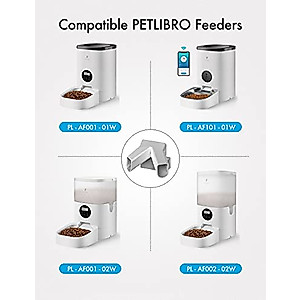 PETLIBRO Two-Way Pet Meal Splitter, Multiple Cat Feeder Accessories for Two Cats or Dogs, Same Time Feeding Food Dispenser Suitable for Automatic Cat Feeder Model PLAF001, PLAF101,PLAF002