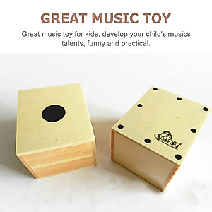 ERINGOGO Music Box Funny Music Toy Instrument Plaything Musical Instrument Toy Early Education Toy Musical Plaything Percussion Plaything Educational Toy Musical Toy Sand Hammer Toy