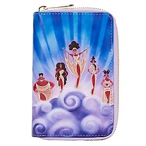 Loungefly Disney Hercules Muses Clouds Zip Around Wallet Hercules One Size