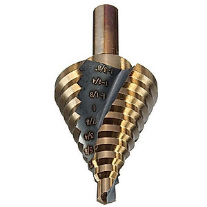 NEW 1/4" to 1-3/8" Step Drill Bit Cobalt M42 Reamer UNIBIT