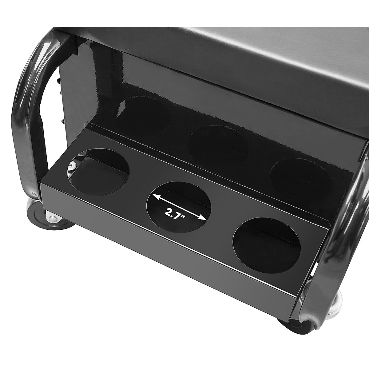 ROAD DAWG APD2016AD Torin Rolling Tool Chest/Tool Box with 3 Drawers and Wheels, Padded Mechanic Stool Creeper Seat, Black