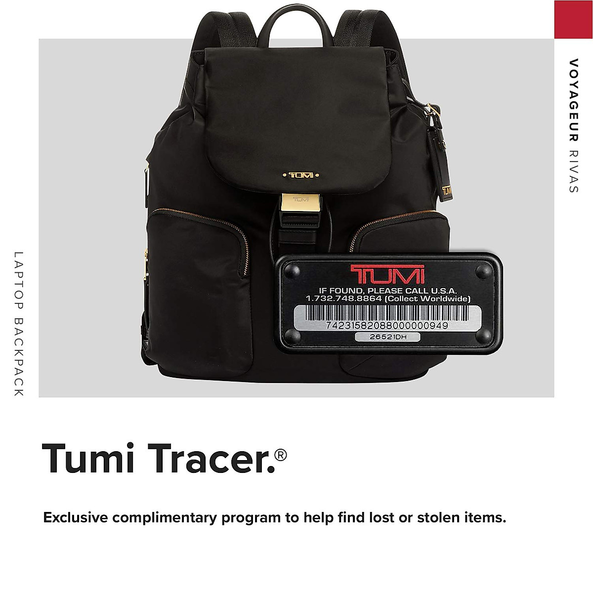 TUMI - Voyageur Rivas Backpack - 13 Inch Computer Bag for Women - Black