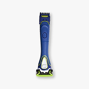 Schick Hydro Groomer — Beard Trimmer for Men, Beard Groomer with 5 Razor Blades, Blue