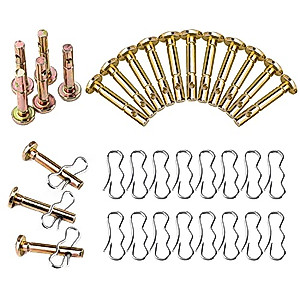 20 pcs Shear Pin and 20 pcs Cotter Pins for Snowblower,Apply to 738-04124 and 714-04040 Snow Blowers Parts Replacement