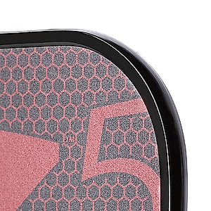 ONIX Graphite Z5 Pickleball Paddle (Graphite Carbon Fiber Face with Rough Texture Surface, Cushion Comfort Grip and Nomex Honeycomb Core for Touch, Control, and Power), Red