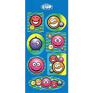 Annie's Organic Friends Bunny Grahams, 1.25 oz (Pack of 10) with By The Cup Stickers