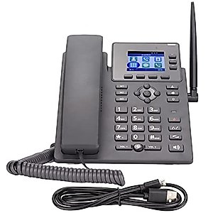 VOIP Phone, 100240V SIP Telephone Voicemail for Office (US Plug)