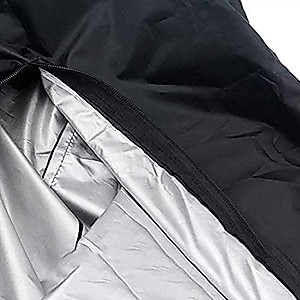 Patio Cushion Storage Bag, Outdoor Furniture Cover Waterproof Dust-Proof Storage Bag Rectangular with Zippers and Handles Carrying Bag (S 48"x15"x21")