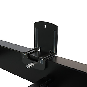 HOMUS Anti-Slip Mattress Gaskets/6 PCS Non Slip Mattress Baffle for Bed Frame/Black Finish