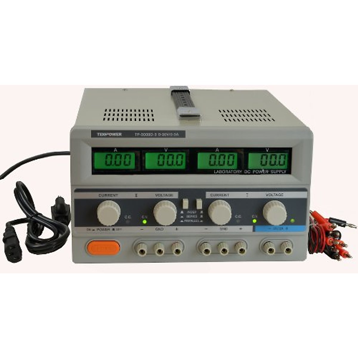 Kaito HY3003D-3,30V/3A Triple Output Linear DC Power Supply,Lab Grade 2 Main Output and one 5V Output