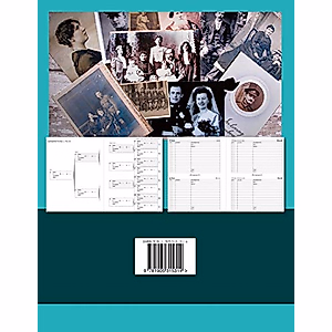 Family History Record Book: An 8-generation family tree workbook to record your research