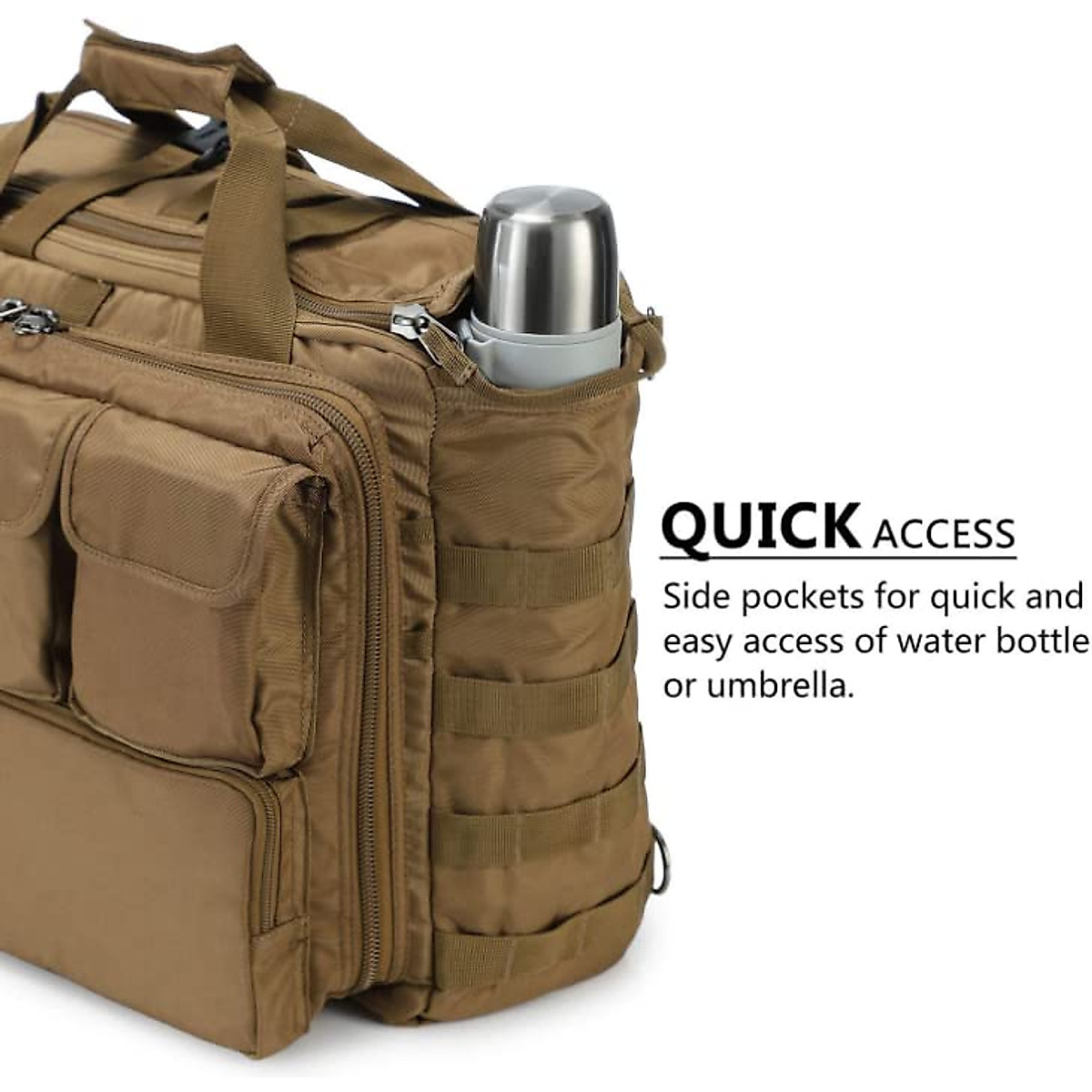 LS Military Style Tactical Messenger Bag │ Fits 17” Laptop │ Take Your Office With You