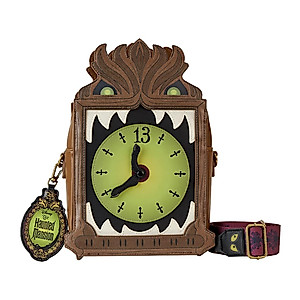 Loungefly Disney Haunted Mansion Grandfather Clock Crossbody Bag