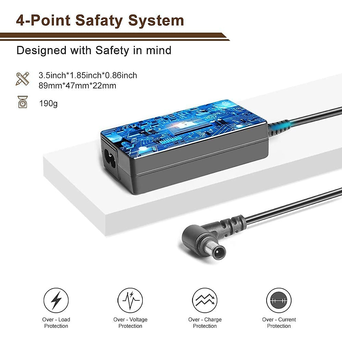 TAIFU 14V AC Adapter for Samsung U28E590D 28" 4K UHD LCD Monitor LU28E590DS/ZA LU28E570DS/ZA S27D590CS C27A550U S27D390H S27D590 AD-6314N A4514_DSM A4514_DDY LC27F591FDNXZA 27" Advanced LCD Monitor