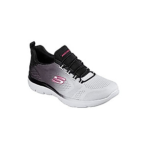 Skechers Summits - Bright Charmer Black White 7.5 B (M)