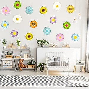 54pcs Sunflower Cutouts Summer Cut-Outs Flower Bulletin Board Decoration for Party Classroom Home