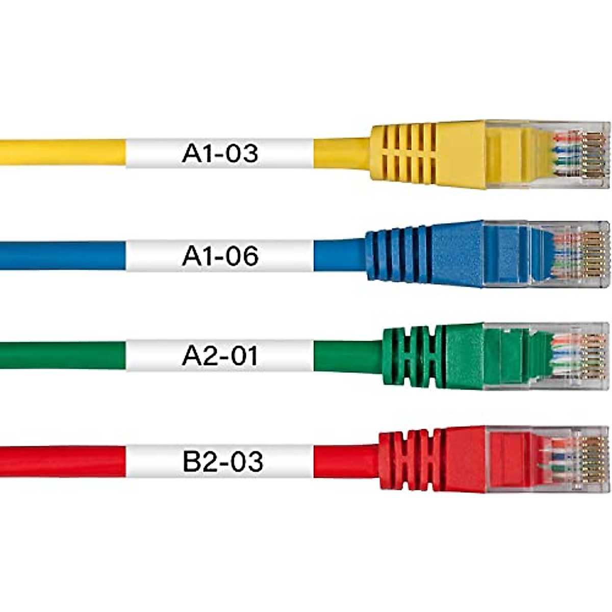 Cruxer 10 Pack Label Tape Compatible for Brother HSe-221 HSe221 HS-221 HS221 Heat Shrink Tube, Black on White for PT-E300 PT-E500 PT-P710BT P700 PT-P750WVP P900 Label Printer (0.34'' 8.8mm)