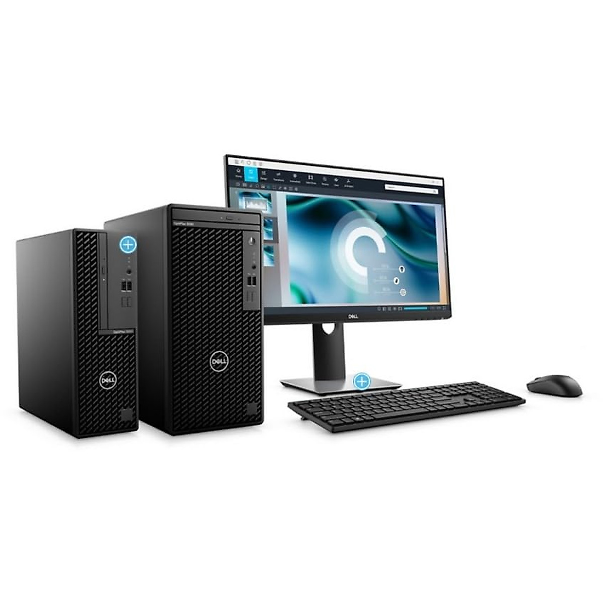Dell OptiPlex 3000 3090 Desktop Computer - Intel Core i3 10th Gen i3-10105 Quad-core (4 Core) 3.70 GHz - 8 GB RAM DDR4 SDRAM - 500 GB HDD - Small Form Factor - Black
