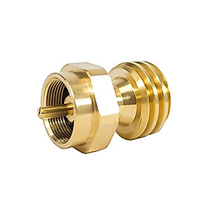 GasOne Steak Saver Adapter 1 LB Propane Gas Grill Adapter Converter Universal 1 Pound / 16.4oz Disposable Small Bottle for BBQ Grill Propane Tree - 1''-20 Male Throwaway Cylinder Thread