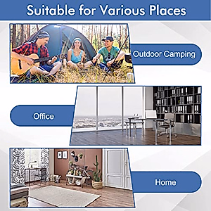 Giantex Folding Bed with Mattress for Adults, Rollaway Guest Beds w/Memory Foam Mattress & Metal Frame, Made in Italy, Cot Size Rollaway Bed, Portable Foldable Sleeper Bed for Home, 75" x 32" (Blue)