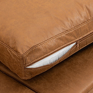 J.C.UP 60’’ Loveseat Sofa Couch，Love Seat for Small Spaces, Upholstered 2 Seat Sofa Couches, Small Sofas with Solid Wood Legs Suitable for Living Room, Bedroom, Apartment