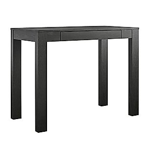 CZDYUF Office Desk Minimalist Desk with Storage Drawer Study Table for Laptop and Paperwork Home Office Furniture (Color : Black)