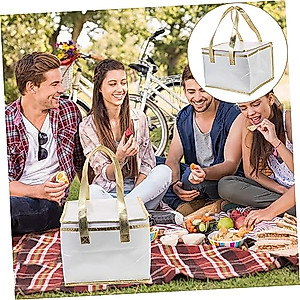 ULTECHNOVO Insulated Bag food warmer insulated for food delivery insulated delivery catering for food deliveries cake delivery insulated food delivery aluminum Fresh cooler Cake Delivery Bag