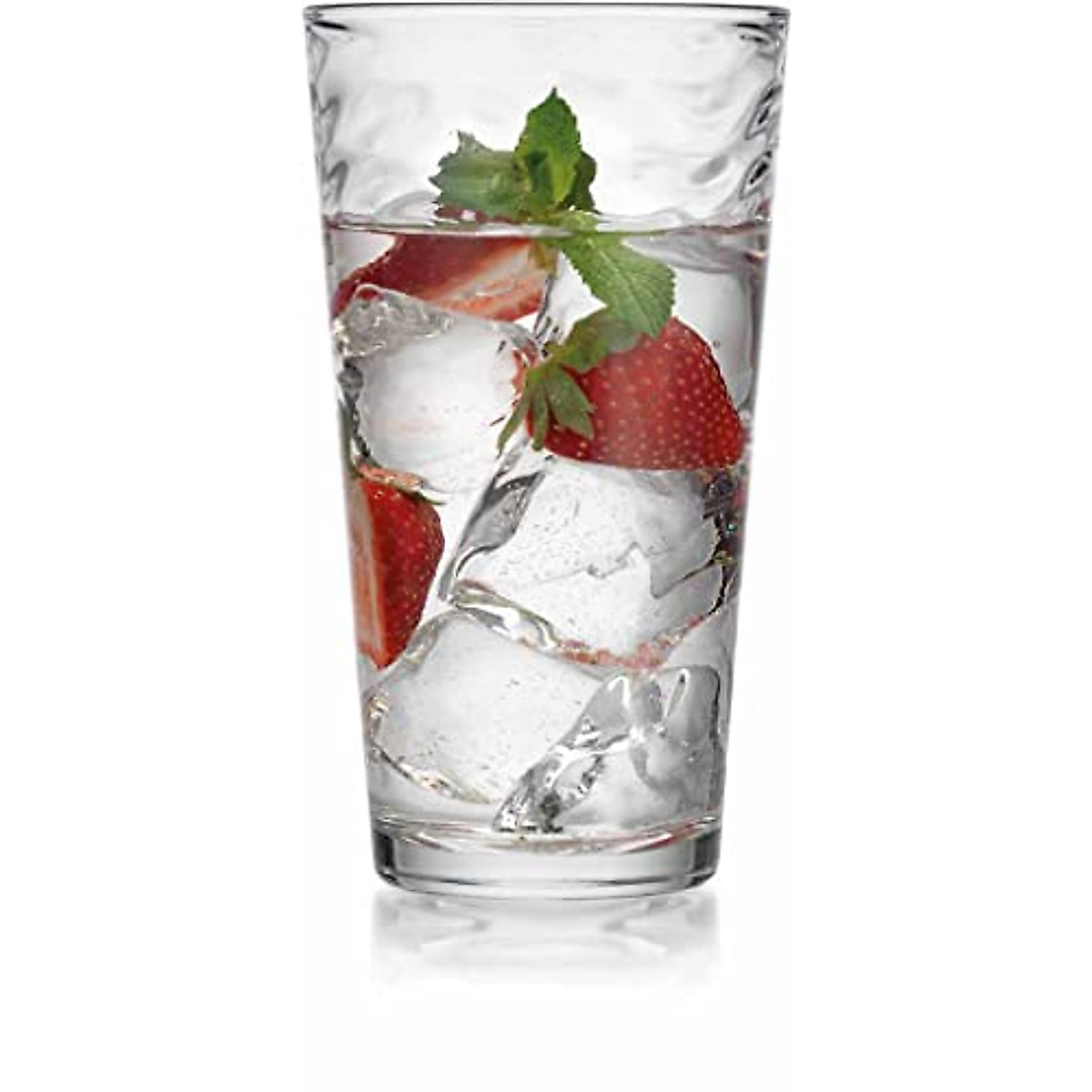 Glaver's Drinking Glasses Set of 10 Highball Glass Cups, Premium Glass Quality Coolers 17 Oz. Glassware. Ideal for Water, Juice, Cocktails, and Iced Tea. Dishwasher Safe.…