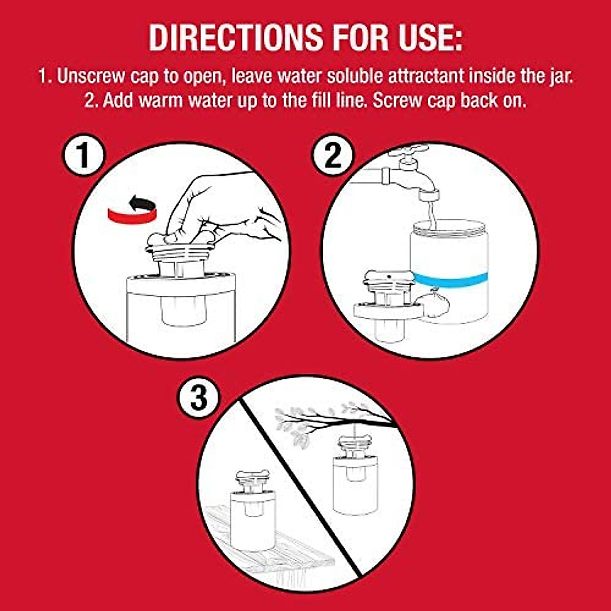 Catchmaster Fly Trap Bundle, Gold Stick 4-Pack & Outdoor Fly Jar, for Garage, Backyard, Pool, Patio & Camping