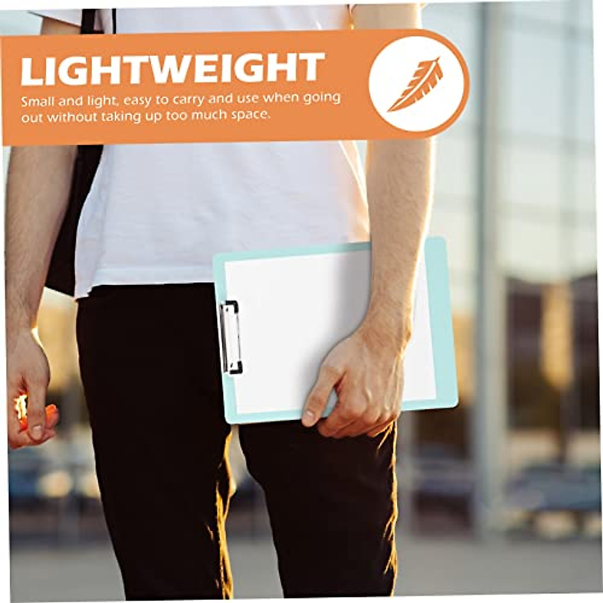 IMIKEYA 2Pcs a4 Folder Board Plastic folders Paper Folder Office Supplies folders Hospital clipboard a4 clipboard hardback Clip Boards Metal Office Document Clip exam Paper Clips Thin