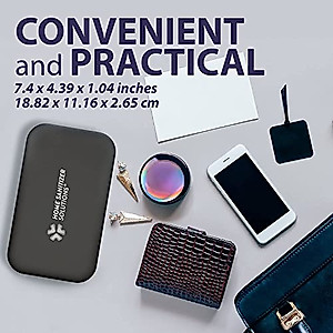 UV Phone Sanitizer with Smartphone Charger Powerbank 5000 mAh - Collapsible Ultraviolet Disinfection and Sterilization Light Box for Keys Wallet Money Jewelry