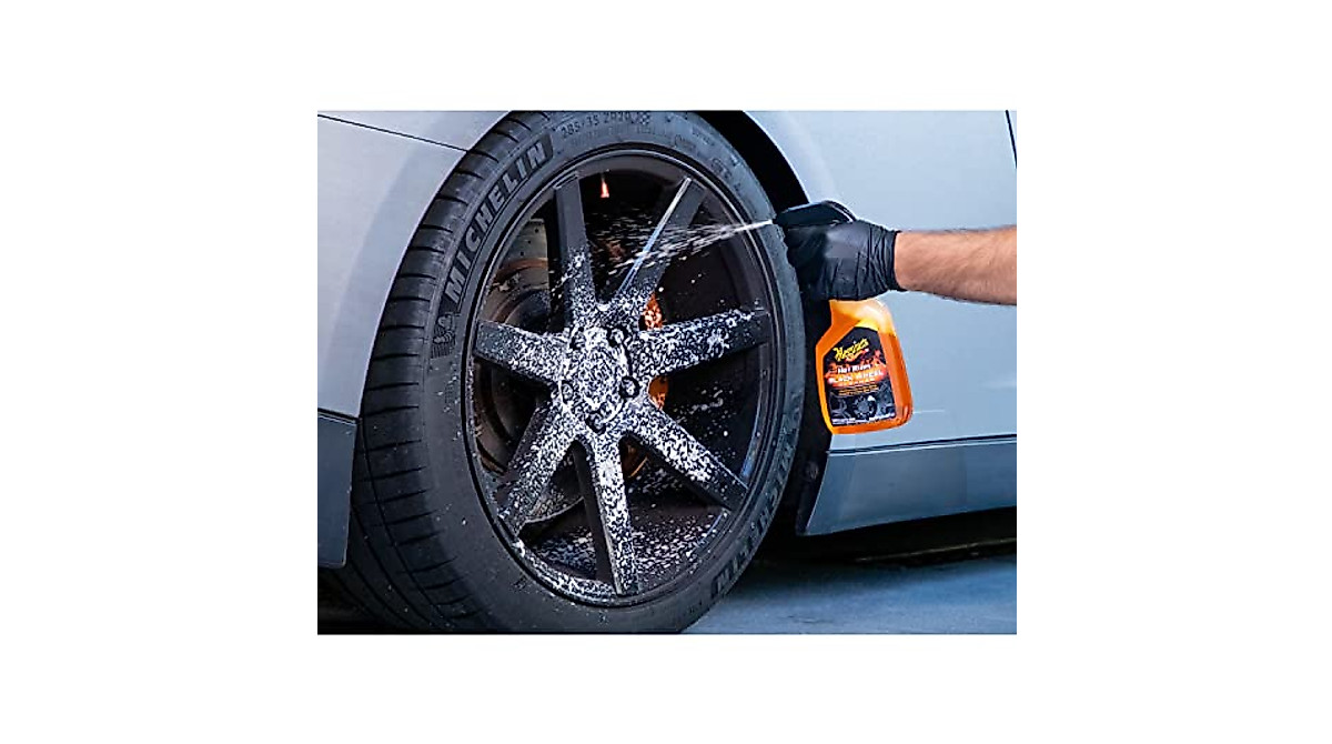Meguiar's Hot Rims Wheel Cleaner - 24 Oz Powerful Formula