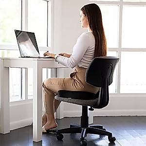 DMI Memory Foam Seat Support Cushion | Coccyx, Sciatica, & Tailbone Pain Relief | Multi-Use Ergonomic Seat Cushion for Office Chair for Driving & Home | Breathable