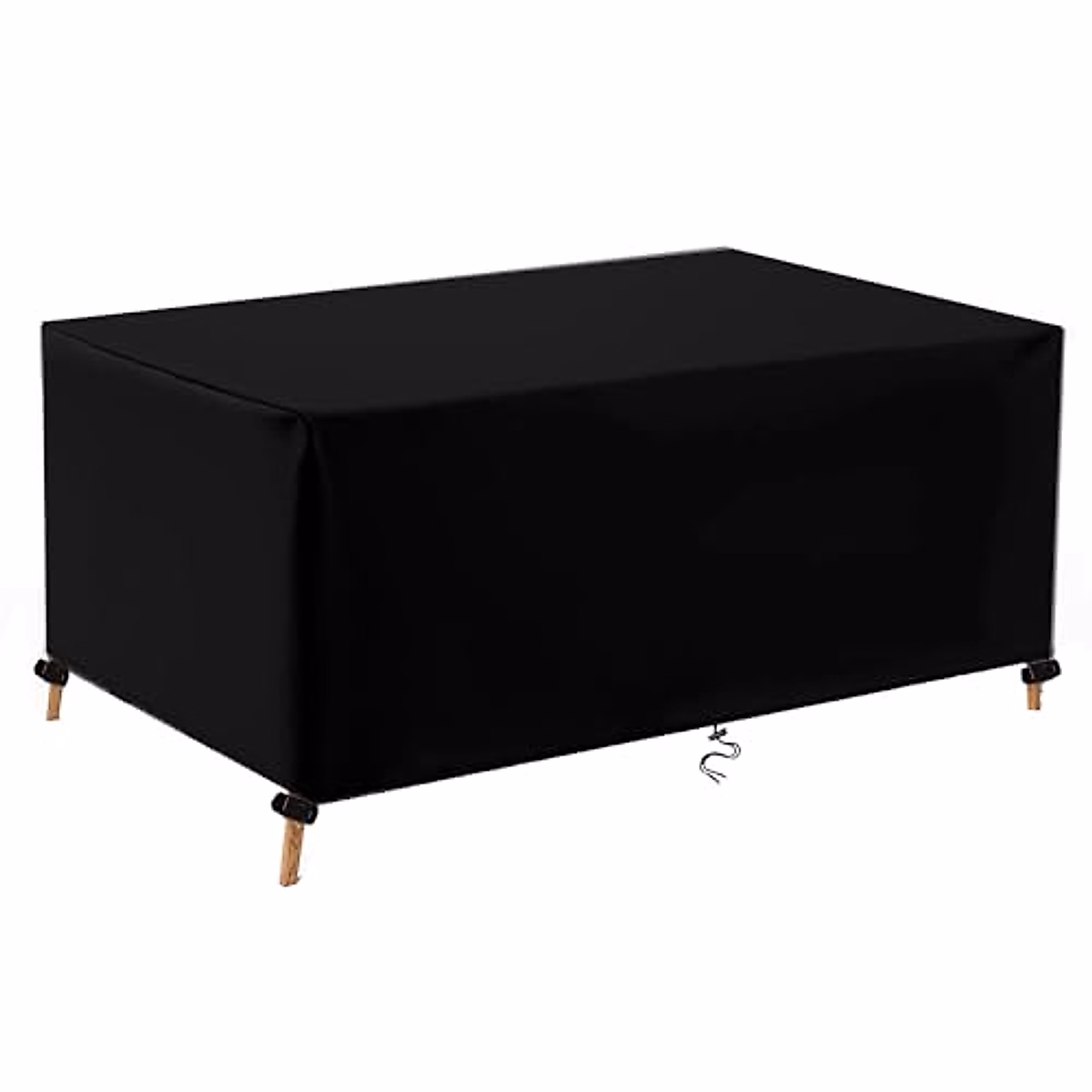 Patio Furniture Covers, Outdoor Table Covers Waterproof Rectangle, 600D Outdoor Furniture Covers, Wind Dust Proof Anti-UV Durable Patio Sectional Couch Cover 100"L x 48"W x 30"H / 250x120x75cm