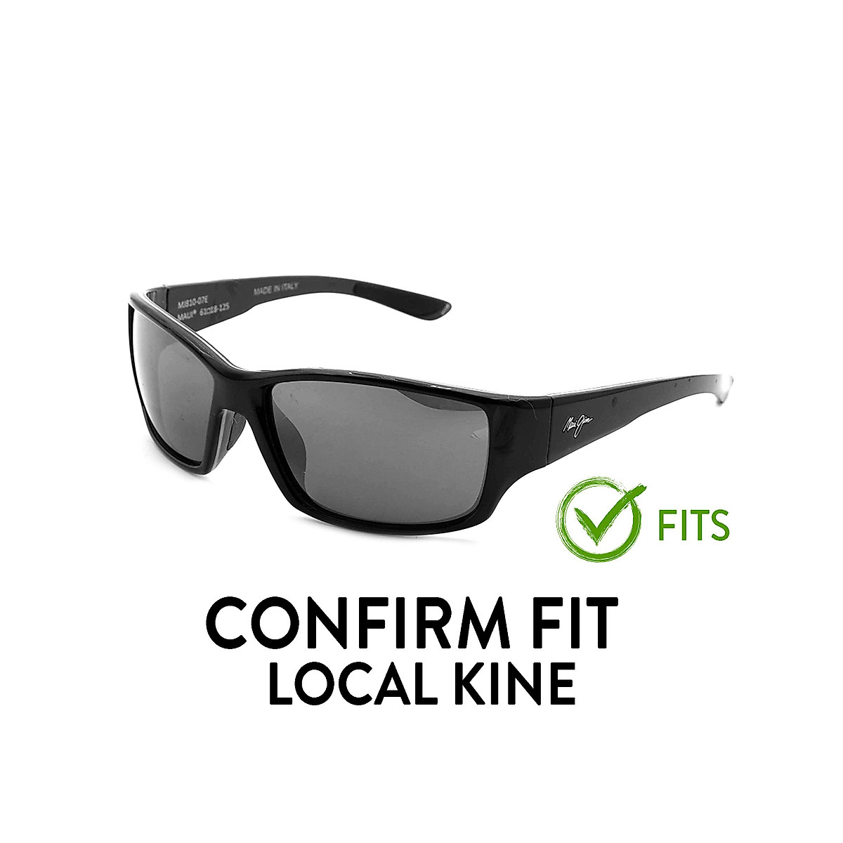 Apex Lenses Polarized PRO Replacement Lenses for Maui Jim Local Kine MJ810 Sunglasses (Silver)