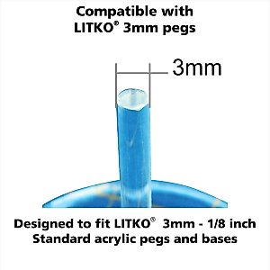 LITKO Standard Flight Stand Dials #1-10 with Pointers (10)